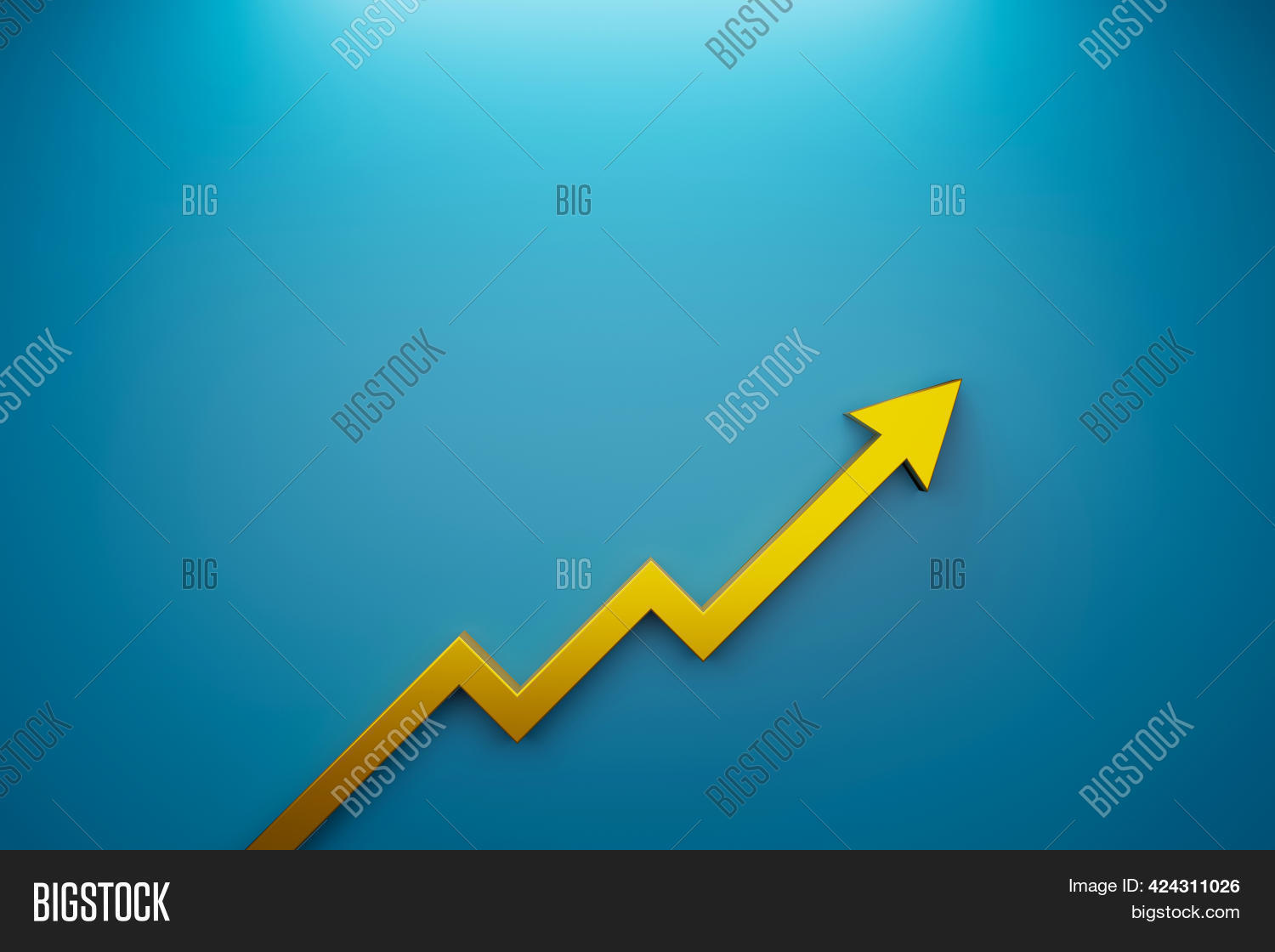 Arrow Sign Growth On Image & Photo (Free Trial) | Bigstock