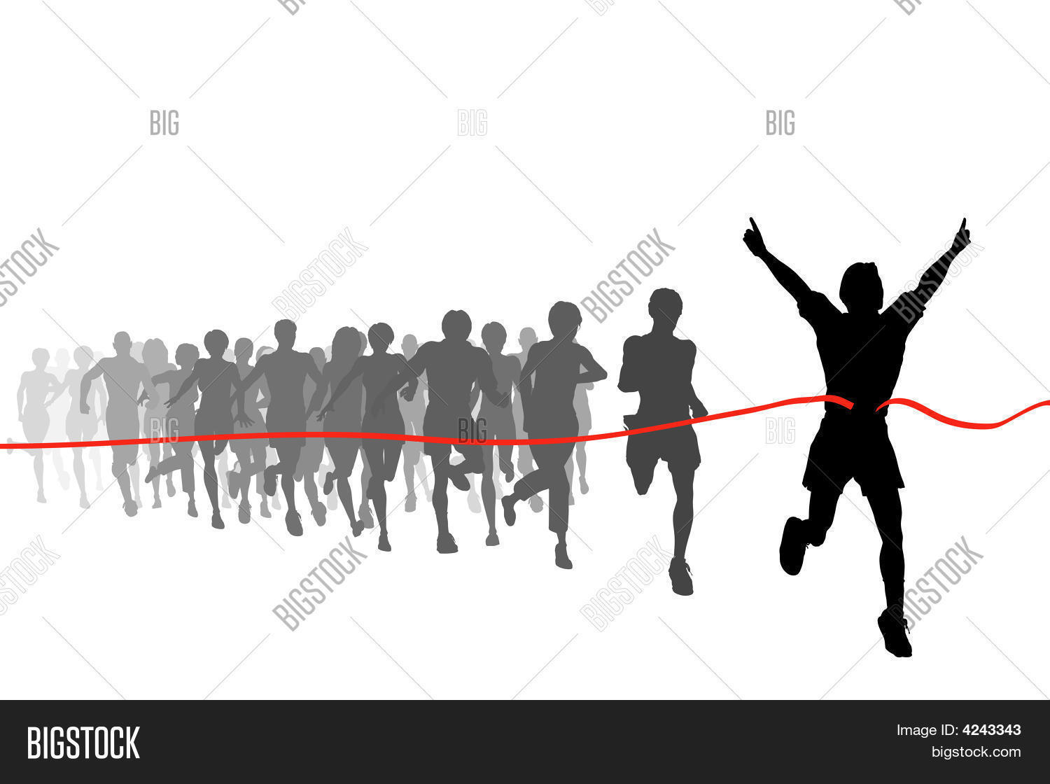 Race Winner Vector & Photo (Free Trial) | Bigstock