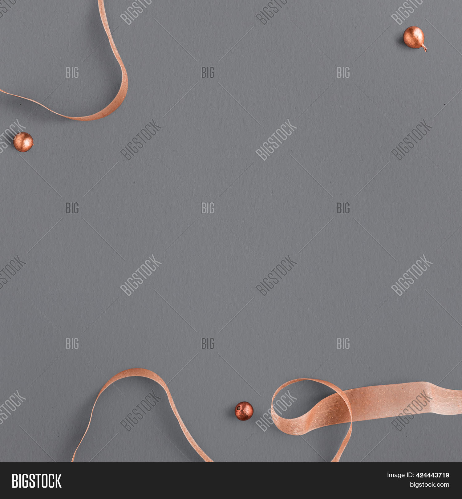 Rose Gold Ribbon On Image & Photo (Free Trial) | Bigstock
