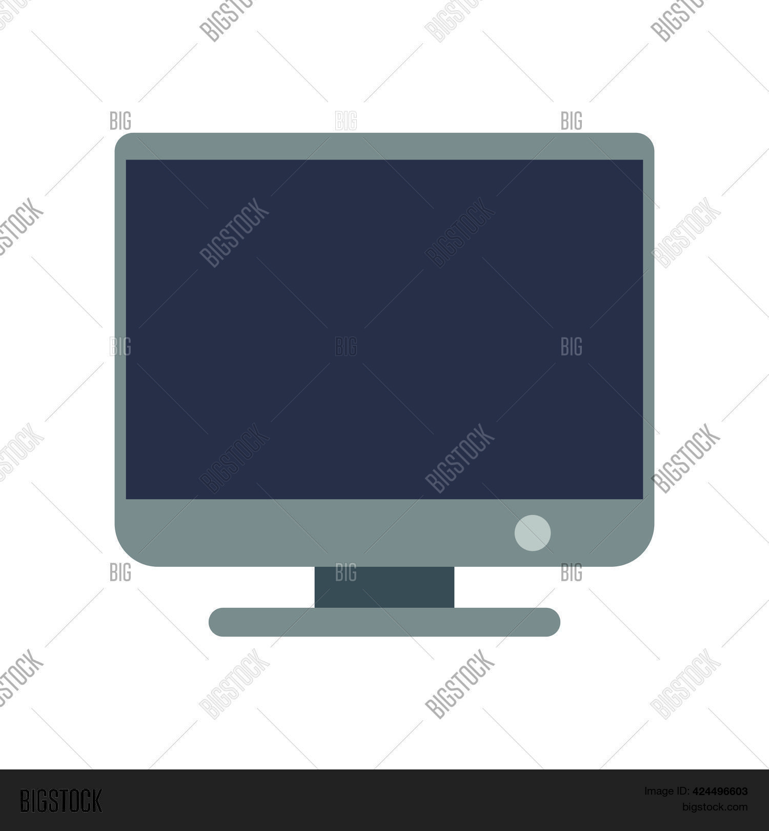 Computer Monitor Vector & Photo (Free Trial) | Bigstock