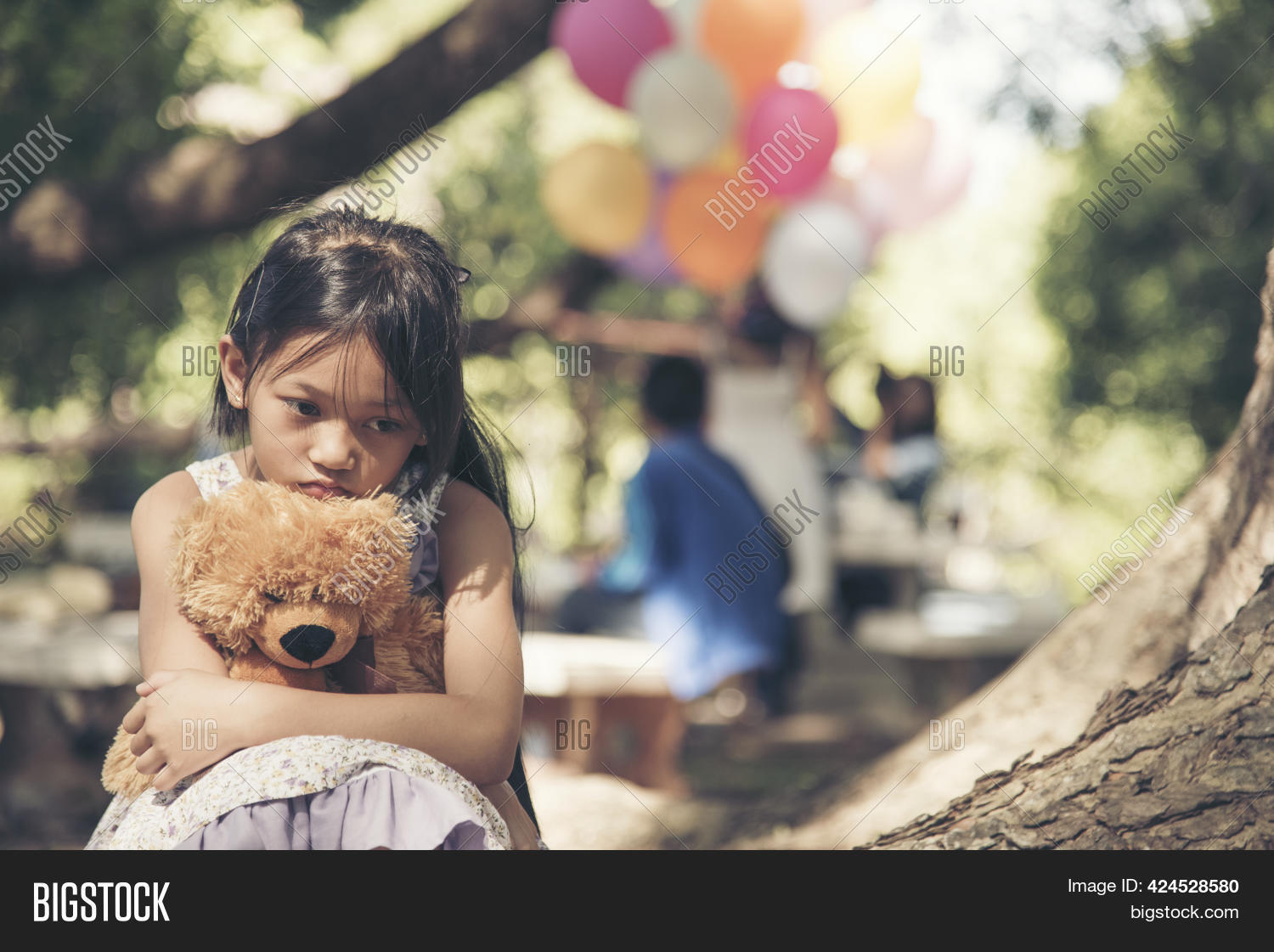 Sad Girl Hugging Teddy Image & Photo (Free Trial) | Bigstock
