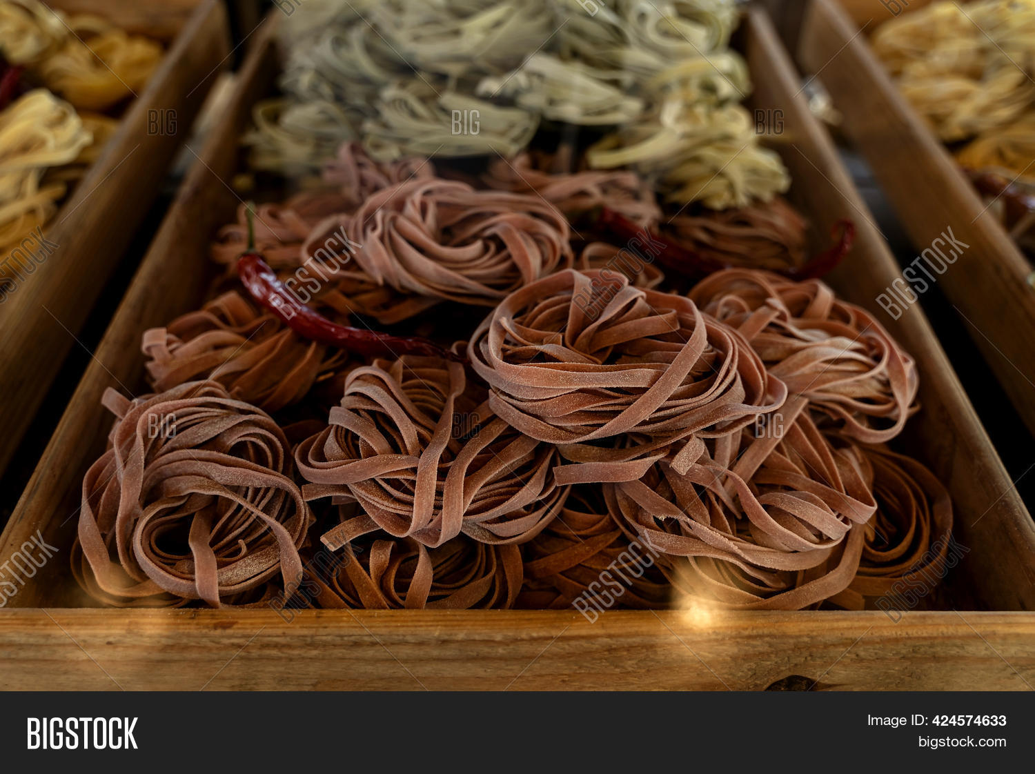 Pasta Display Italian Image & Photo (Free Trial) | Bigstock