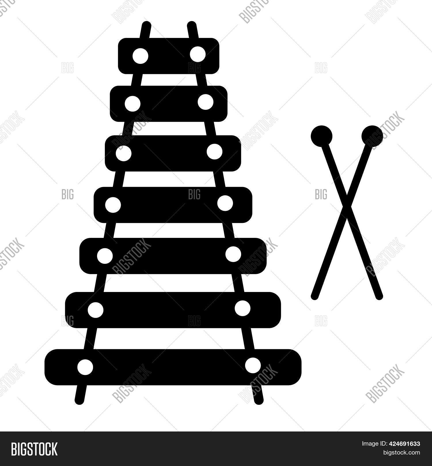Xylophone Icon On Image & Photo (Free Trial) | Bigstock