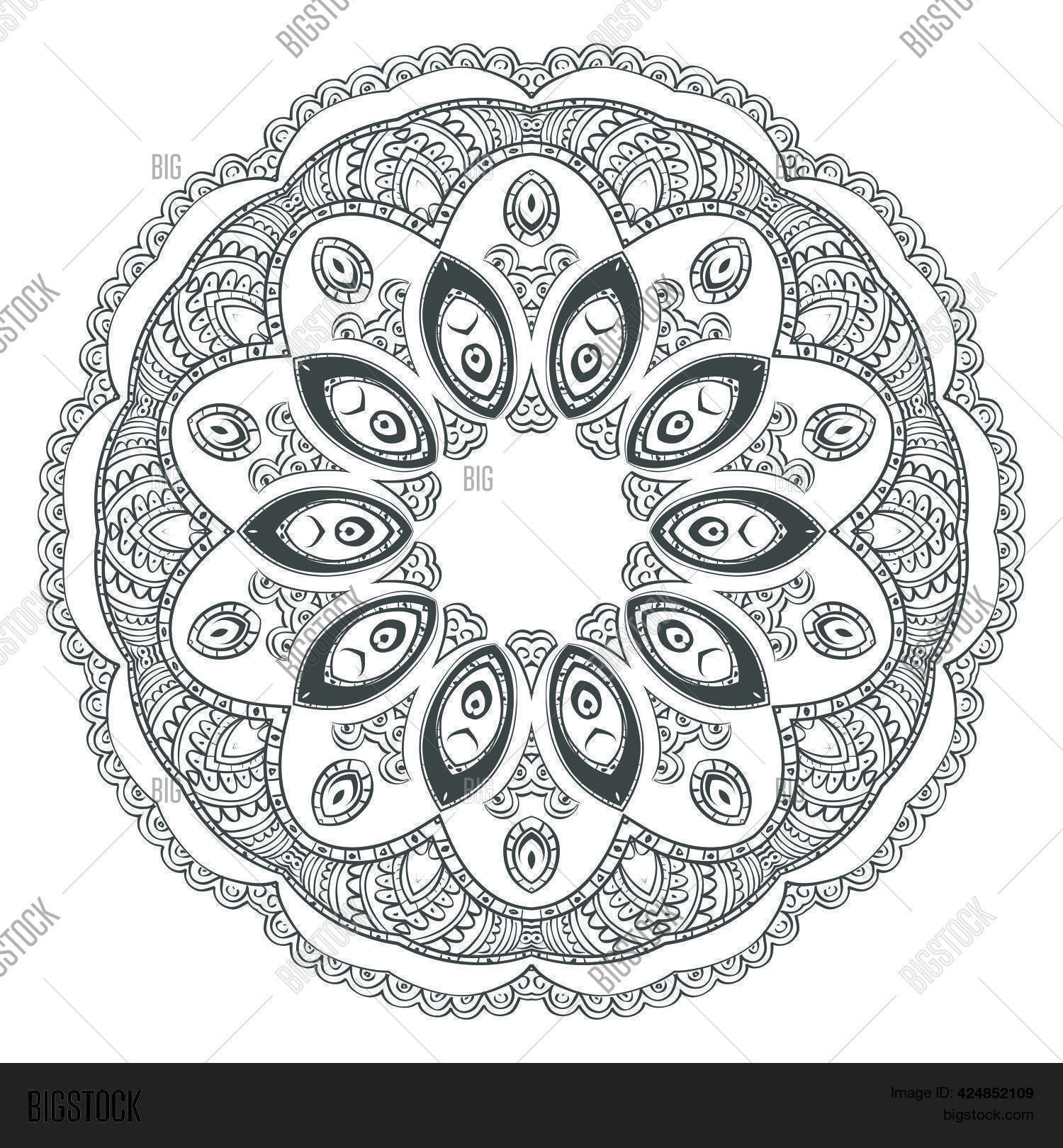 Round Symmetrical Vector & Photo (Free Trial) | Bigstock