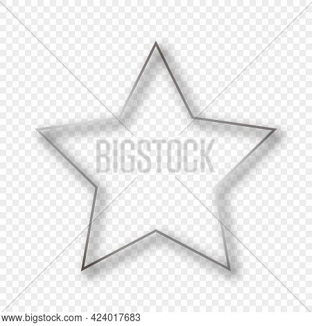 Silver Glowing Star Vector & Photo (Free Trial) | Bigstock