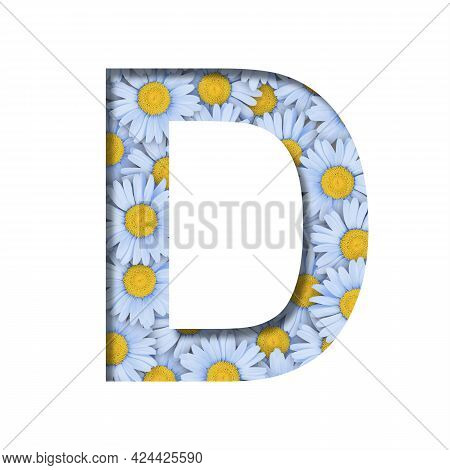 Daisy Flower Font. Image & Photo (Free Trial) | Bigstock