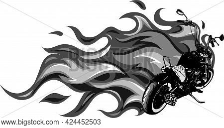 Custom Motorcycle Vector & Photo (Free Trial) | Bigstock