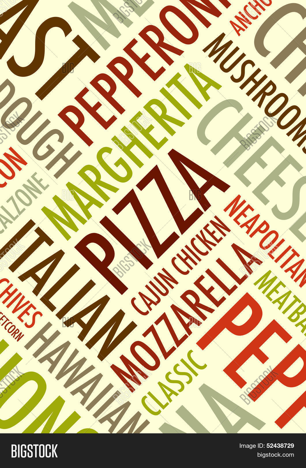 A4 Pizza Background Vector & Photo (Free Trial) | Bigstock