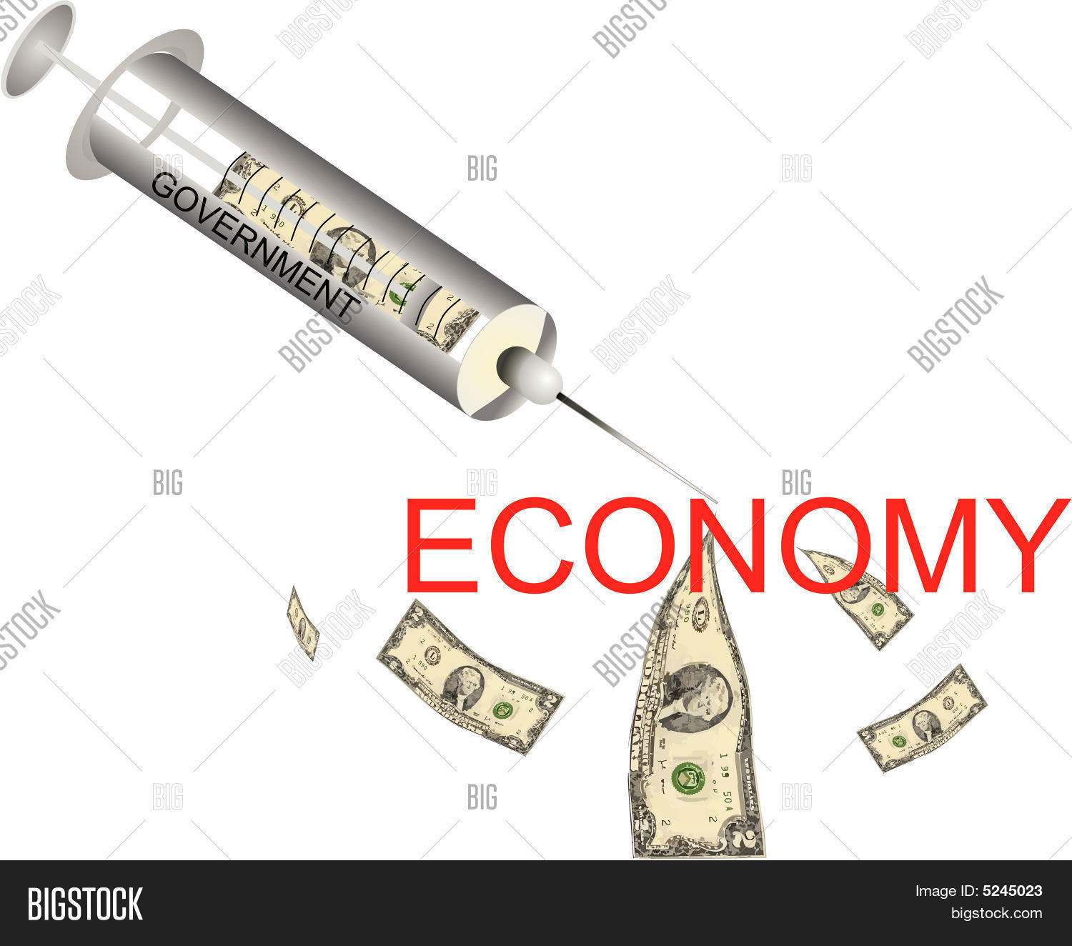 Economic Injection Vector & Photo (Free Trial) | Bigstock