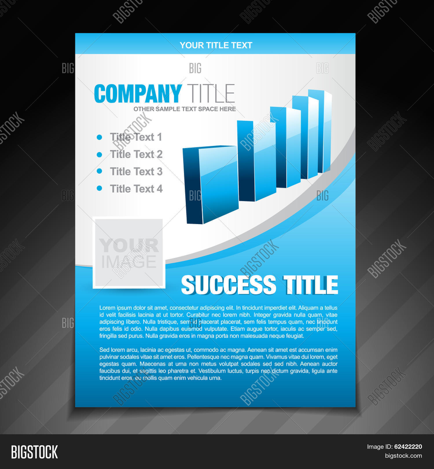 Vector Success Flyer Vector & Photo (Free Trial) | Bigstock