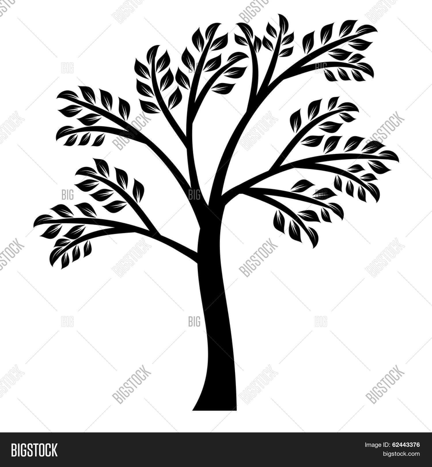 Art Tree Silhouette Vector & Photo (Free Trial) | Bigstock
