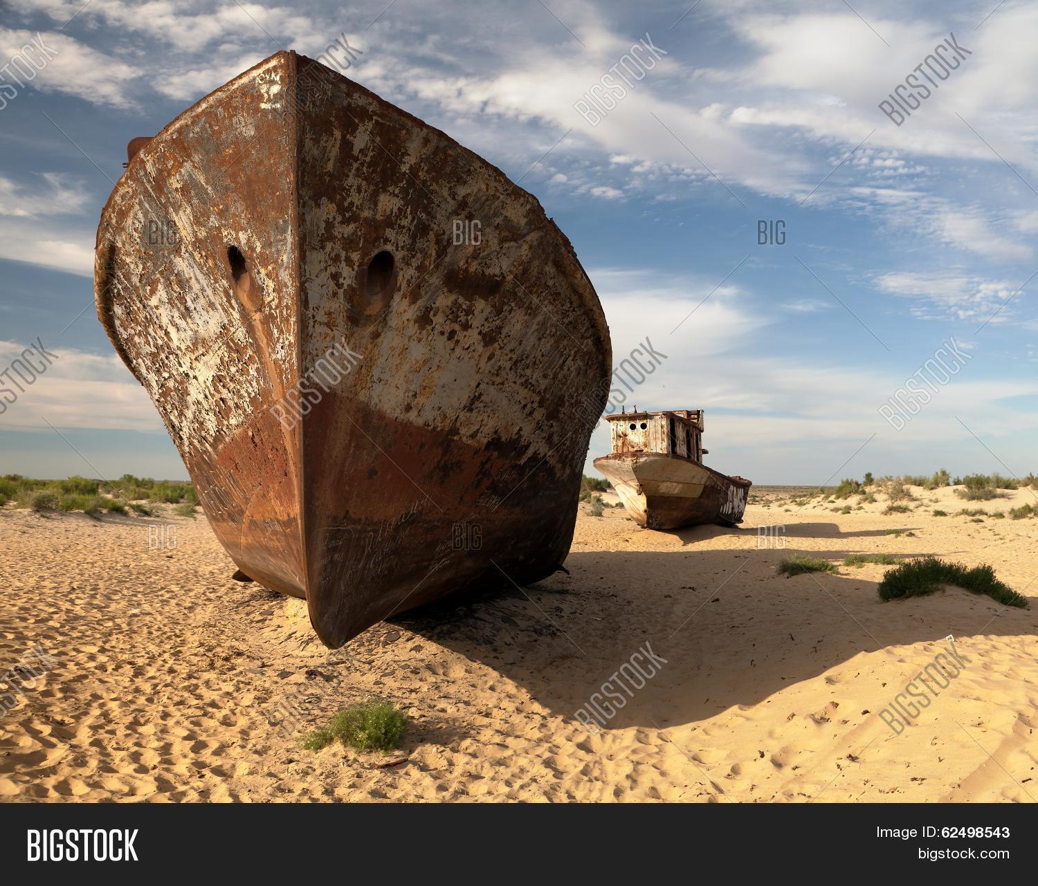 Boats Desert Around Image & Photo (Free Trial) | Bigstock