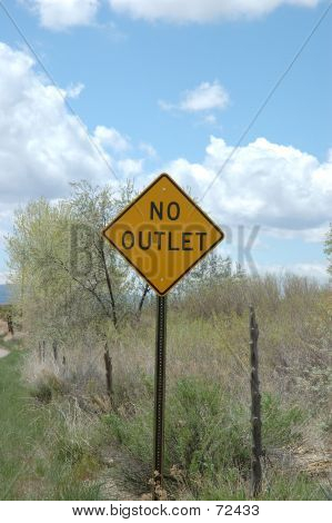 No Outlet Sign On Image & Photo (Free Trial) | Bigstock
