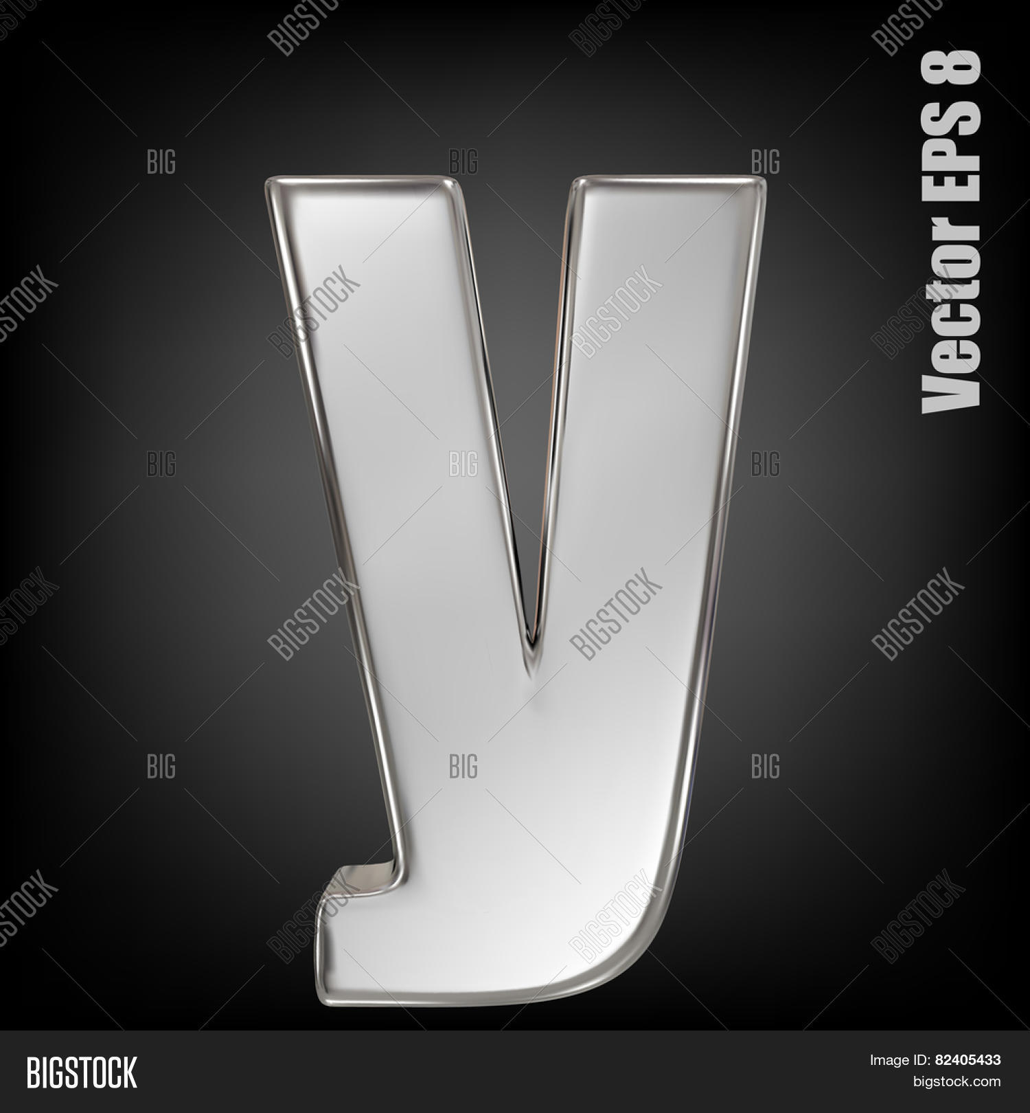 Vector Letter Y Metal Vector & Photo (Free Trial) | Bigstock