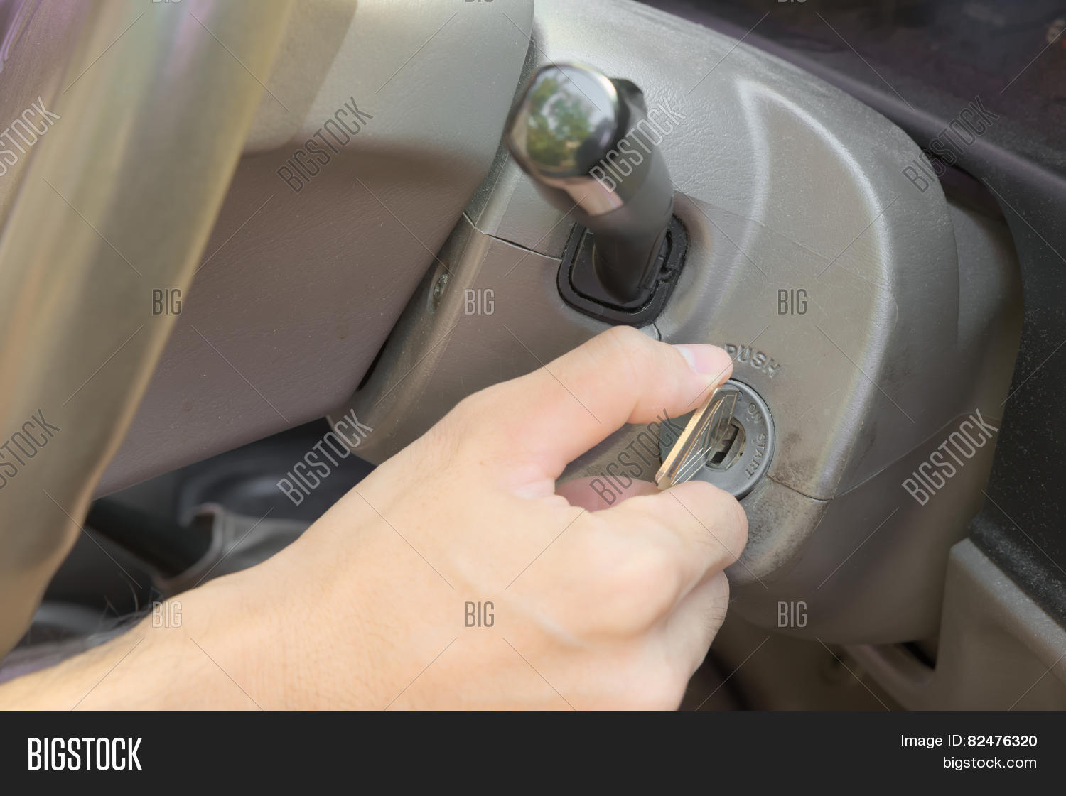 Male Hand Starting Image & Photo (Free Trial) | Bigstock