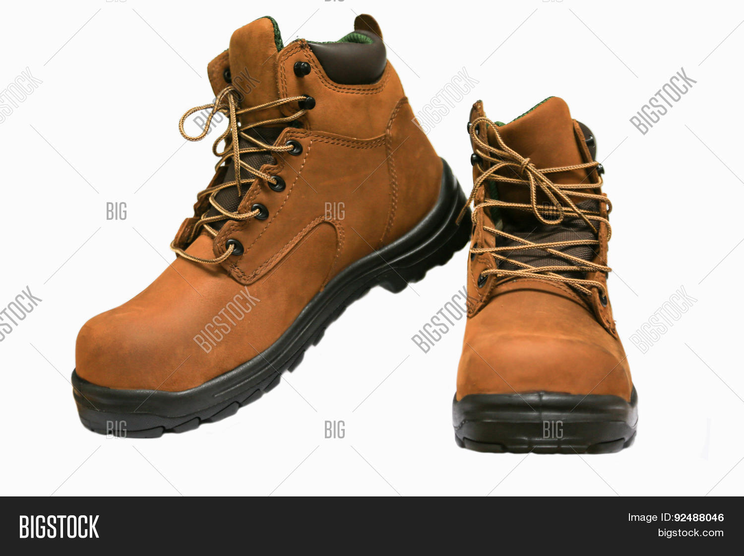 Safety Boots Isolated Image & Photo (Free Trial) | Bigstock