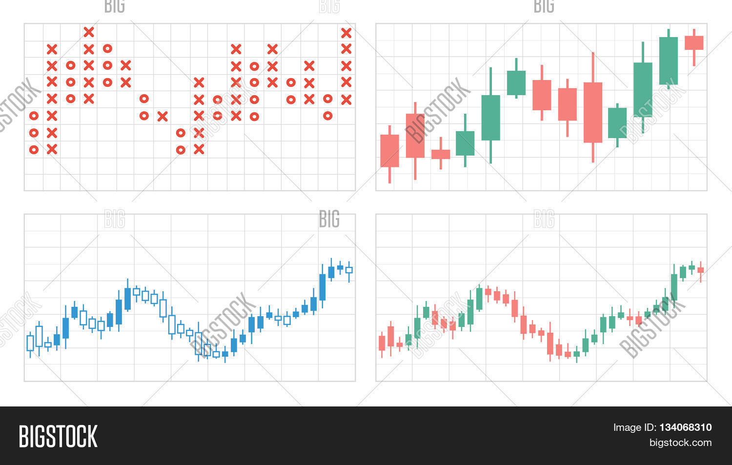 Set Flat Graphs Charts Image & Photo (Free Trial) | Bigstock