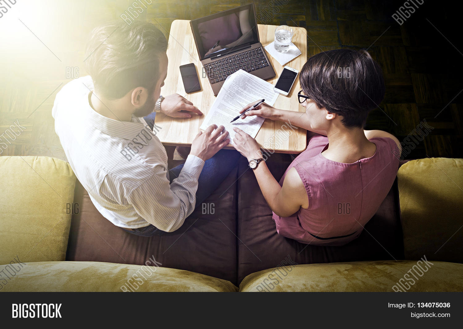 Teamwork. Man Woman Image & Photo (Free Trial) | Bigstock