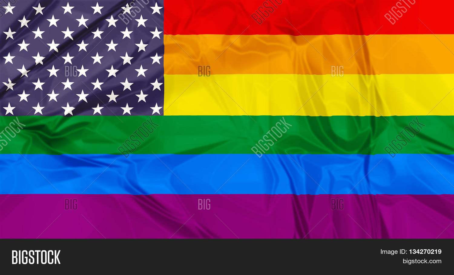 American Flag Rainbow Image & Photo (Free Trial) | Bigstock