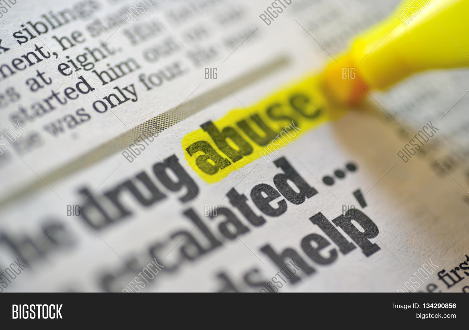 Drug Abuse Word Text Image & Photo (Free Trial) | Bigstock
