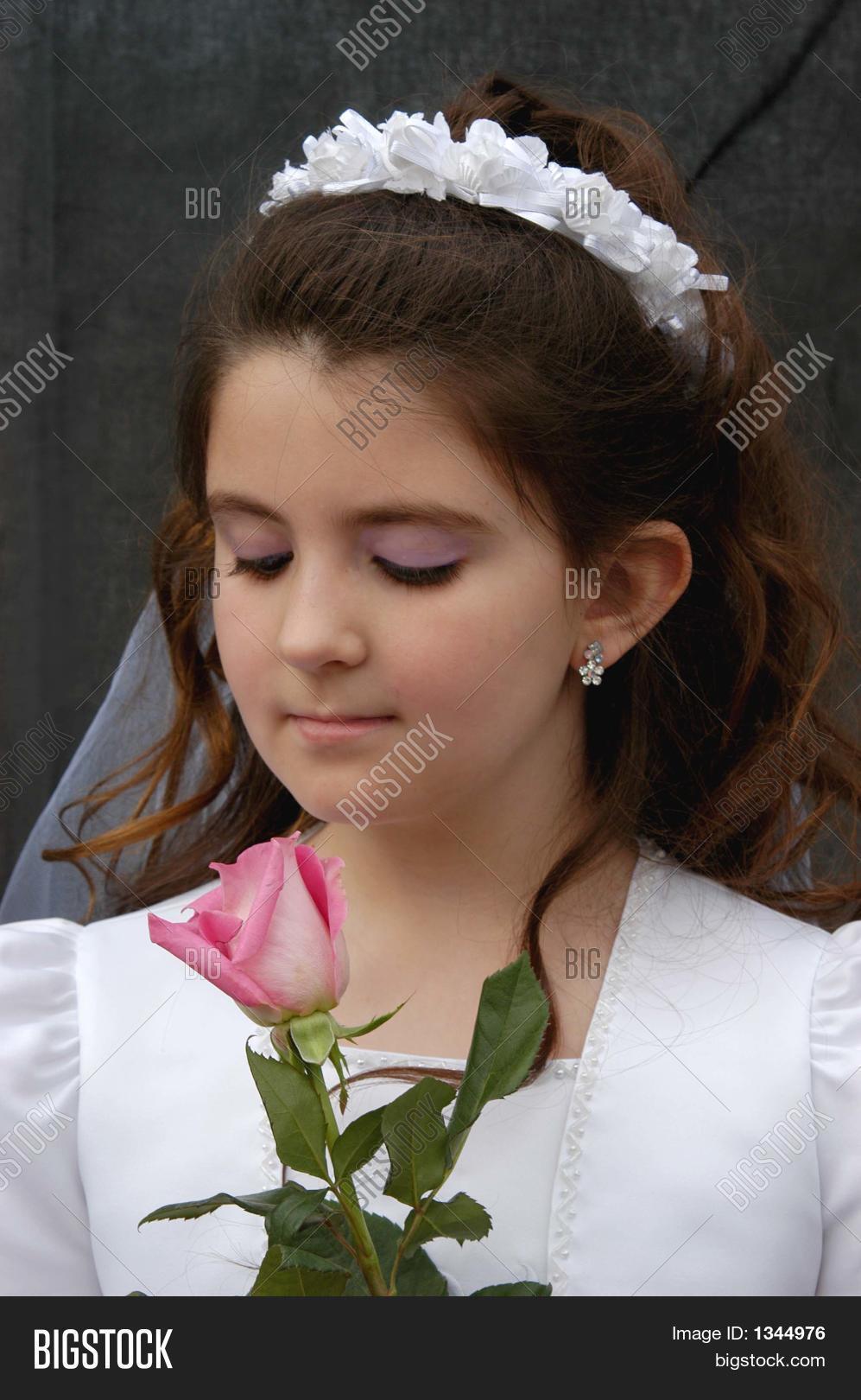 Communion Girl Image & Photo (Free Trial) | Bigstock