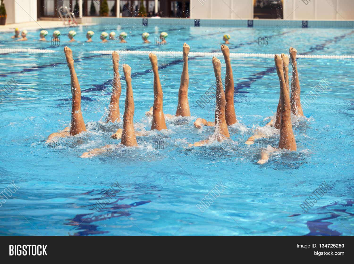 Synchronized Swimmers Image & Photo (Free Trial) | Bigstock