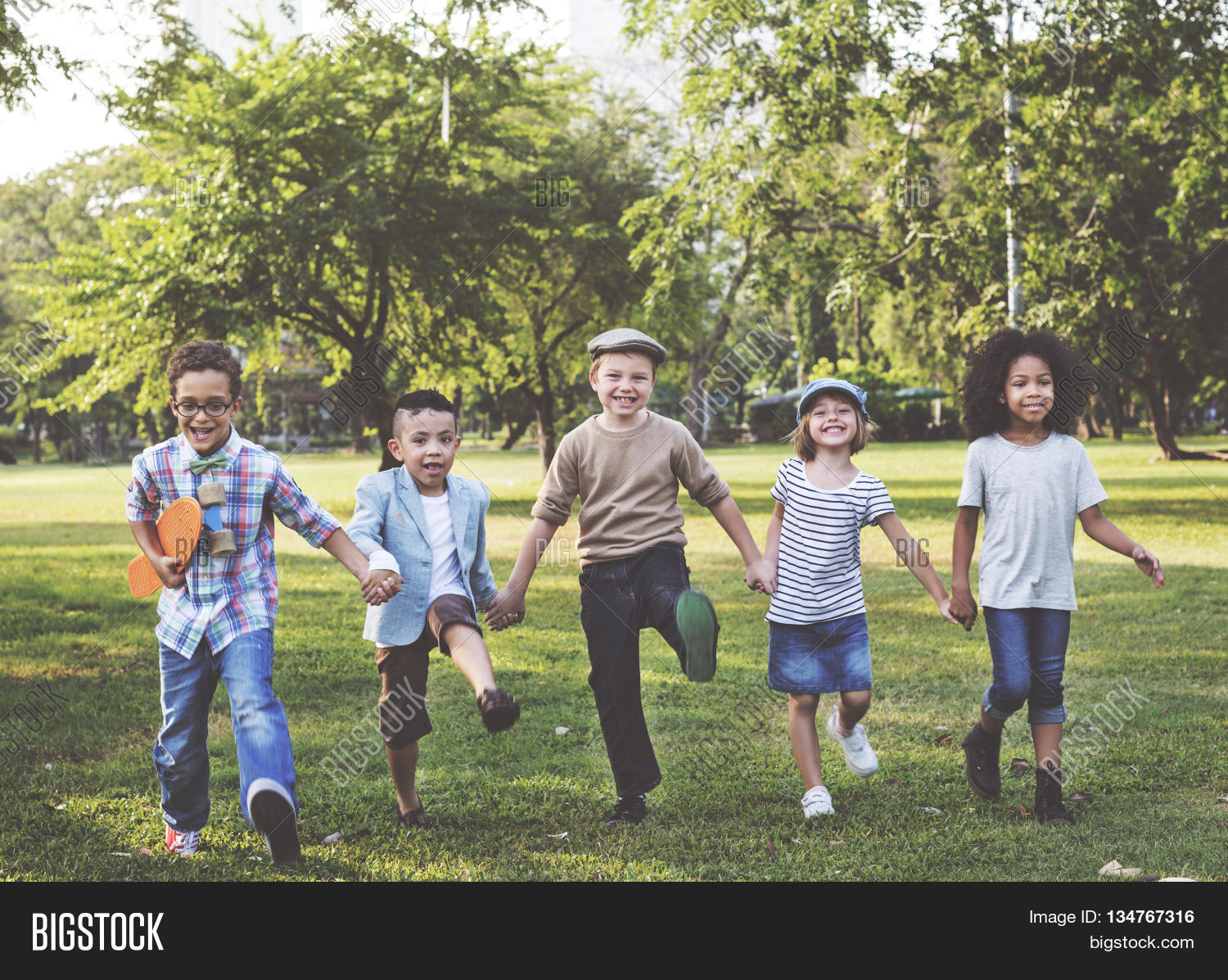 Kids Huddle Happiness Image & Photo (Free Trial) | Bigstock