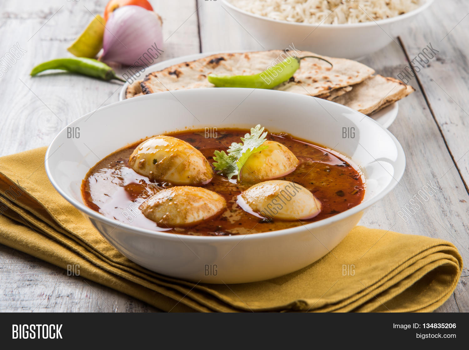 Egg Curry Roti/chapati Image & Photo (Free Trial) | Bigstock