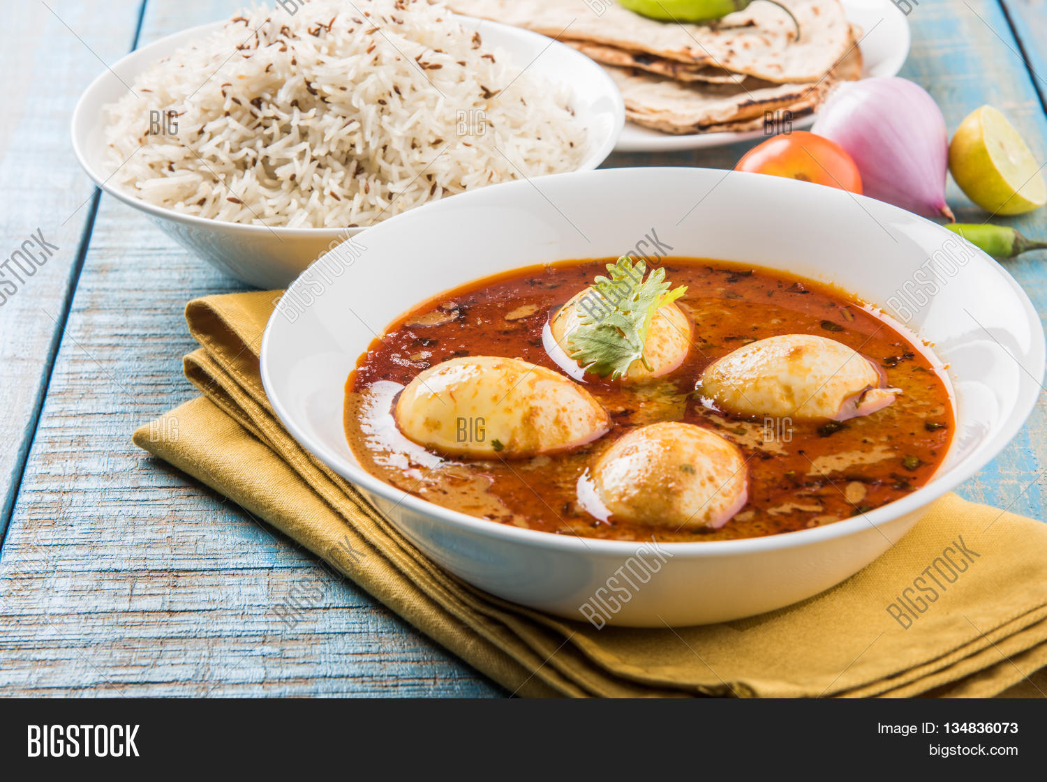 Egg Curry Roti/chapati Image & Photo (Free Trial) | Bigstock