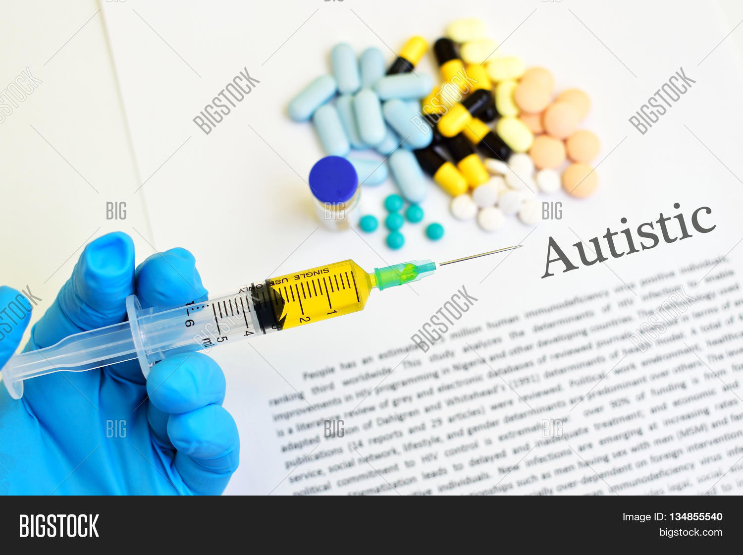 Syringe Drugs Autistic Image & Photo (Free Trial) | Bigstock