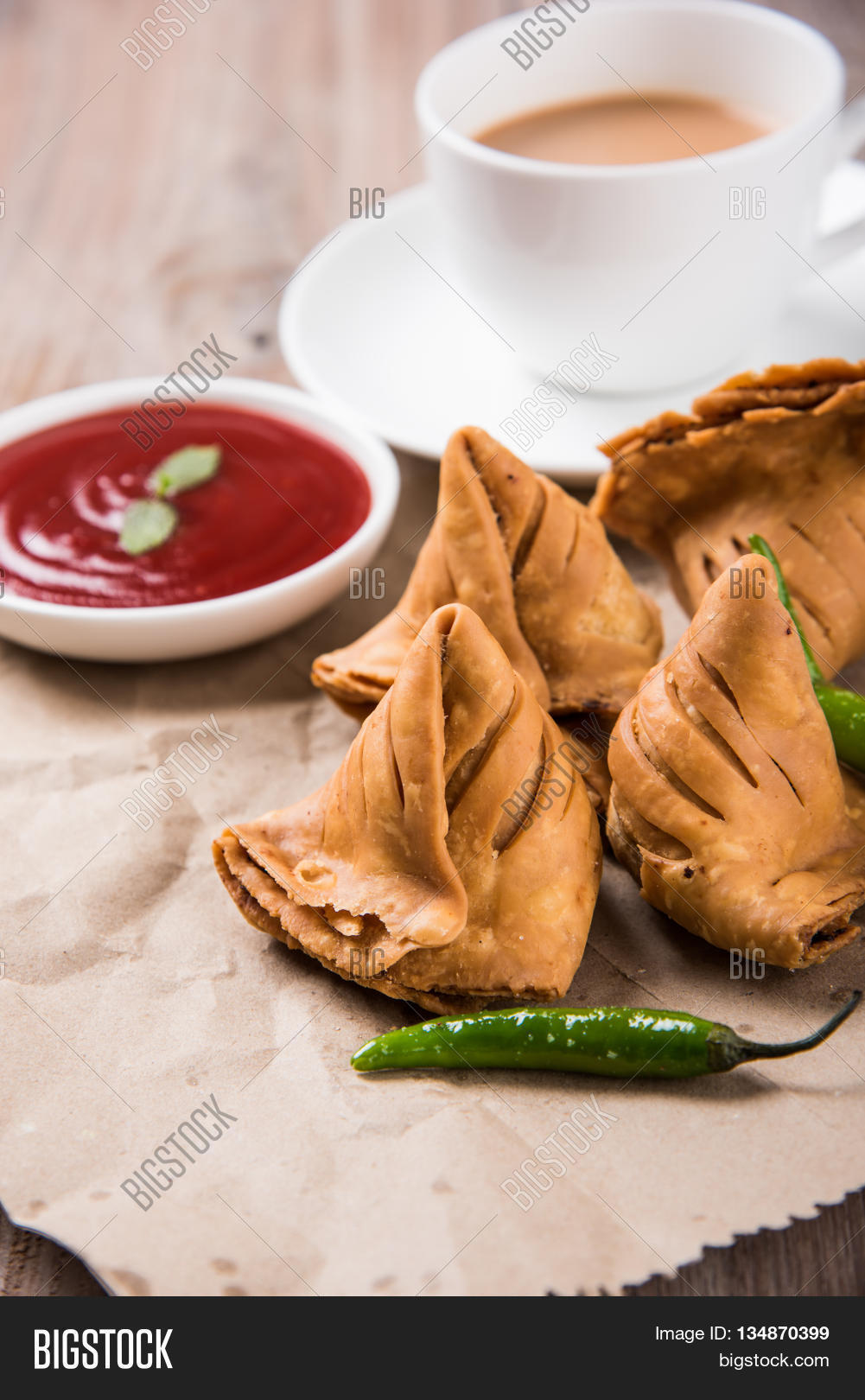 Tea With Samosa
