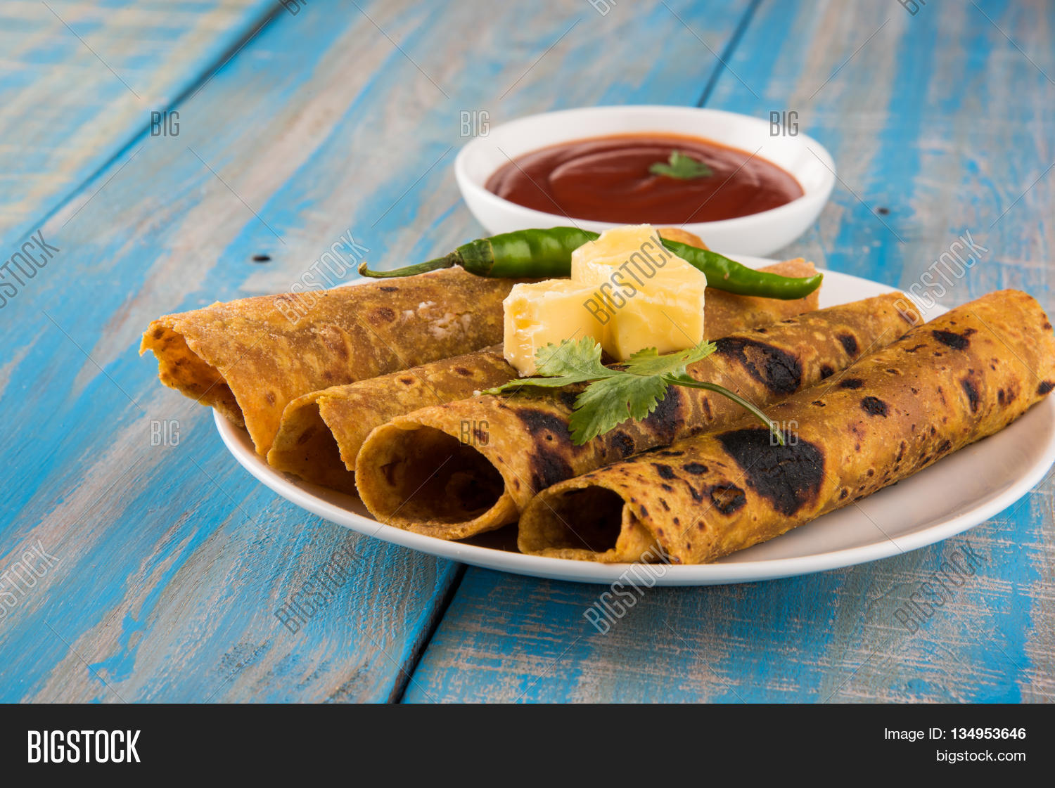 Hot Delicious Paratha Image & Photo (Free Trial) | Bigstock