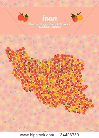 Iran Map Poster Card Vector & Photo (Free Trial) | Bigstock