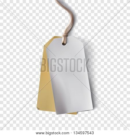 Blank Paper Tag. Vector & Photo (Free Trial) | Bigstock