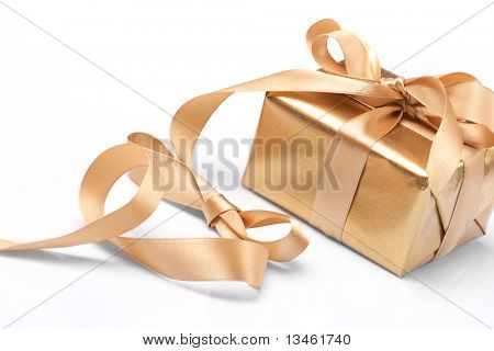 Beautiful Golden Gift Image & Photo (Free Trial) | Bigstock