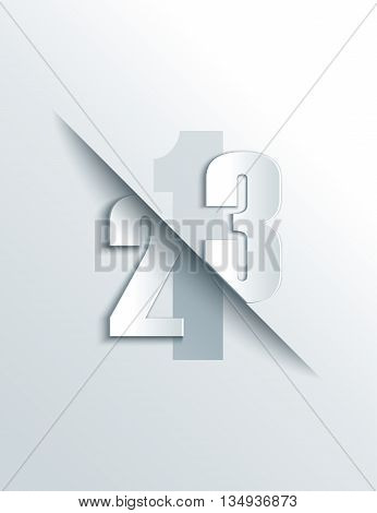 123 Numbers Modern Vector & Photo (Free Trial) | Bigstock