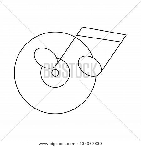 Musical Notes Cd Disk Vector & Photo (Free Trial) | Bigstock