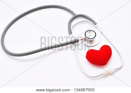 Heart Stethoscope On Image & Photo (Free Trial) | Bigstock