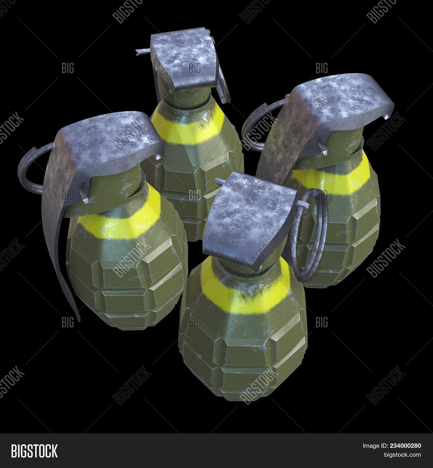 Hand Bomb Frag Grenade Image & Photo (Free Trial) | Bigstock