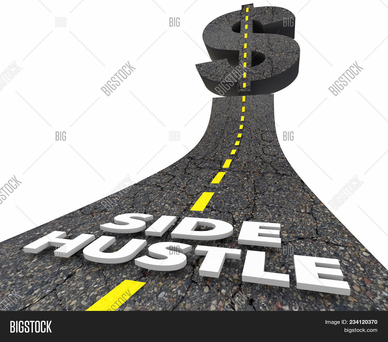 Side Hustle Words Road Image & Photo (Free Trial) | Bigstock
