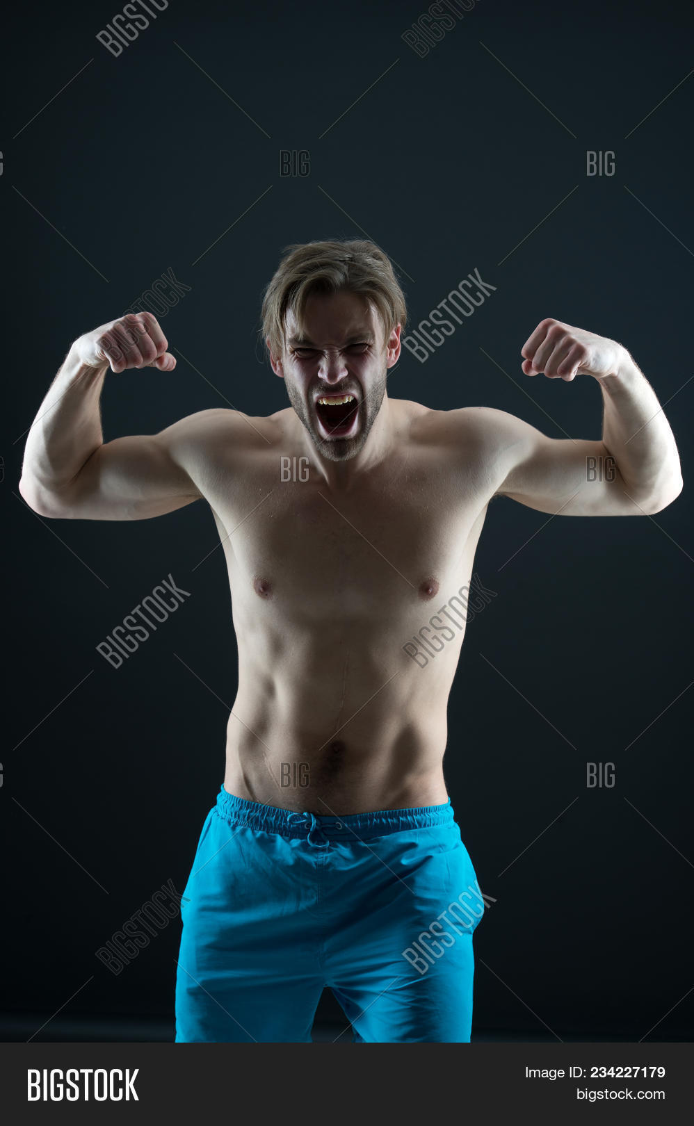 Angry Macho Show Image & Photo (Free Trial) | Bigstock