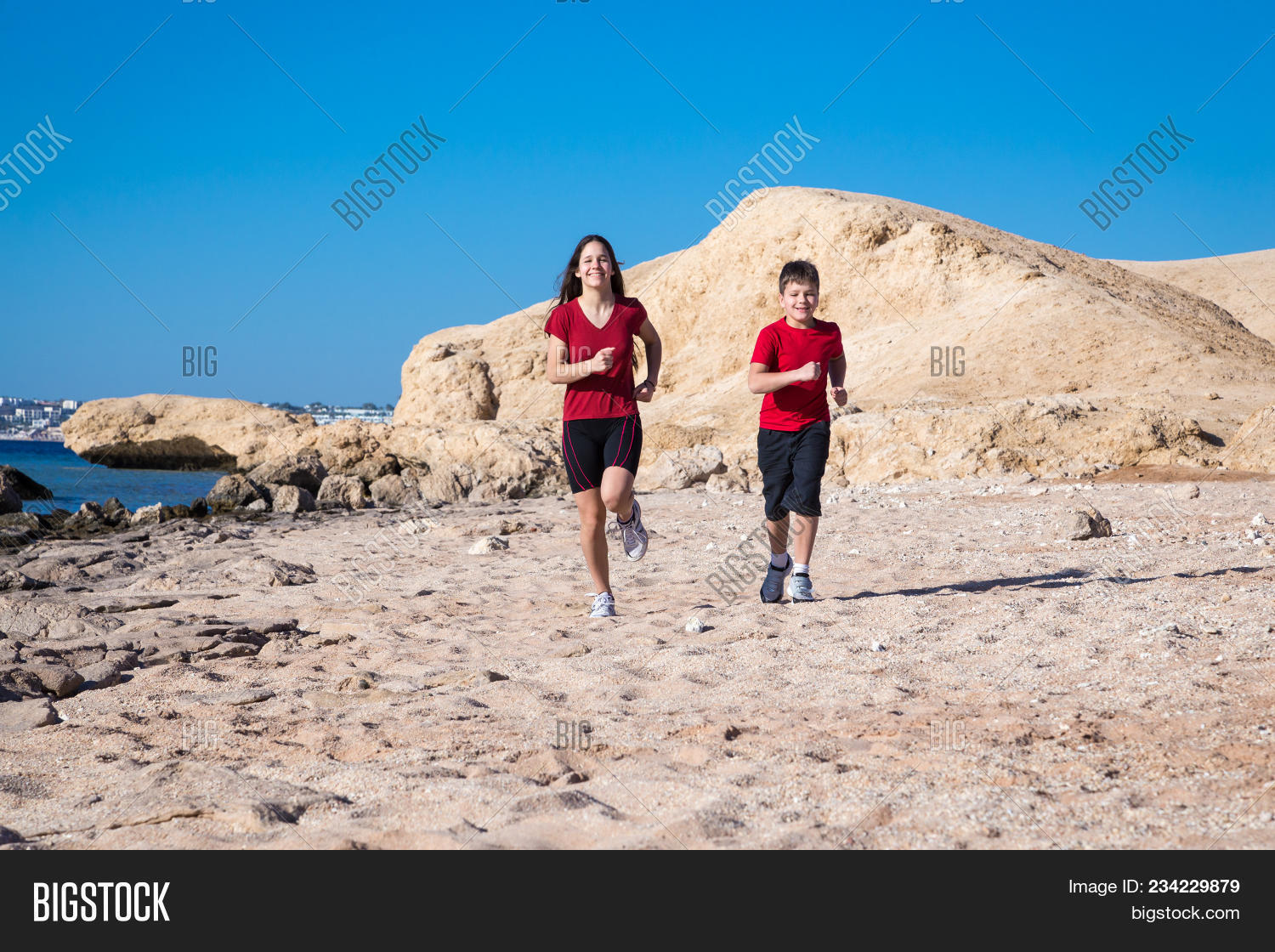 Two Kids Running Image & Photo (Free Trial) | Bigstock