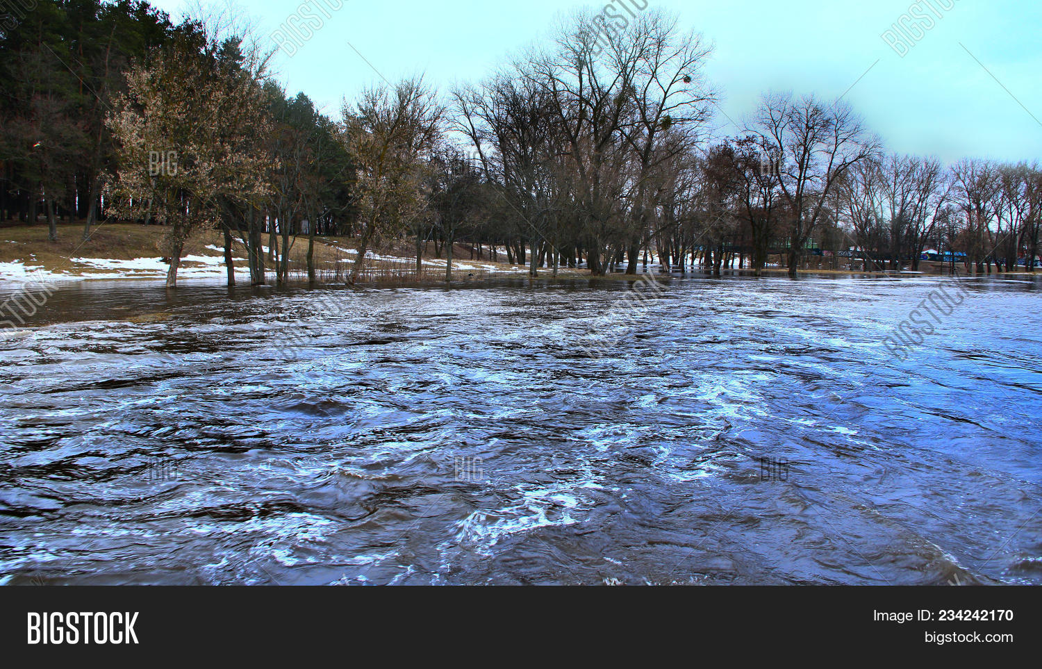 Flooding River Spring Image & Photo (Free Trial) | Bigstock