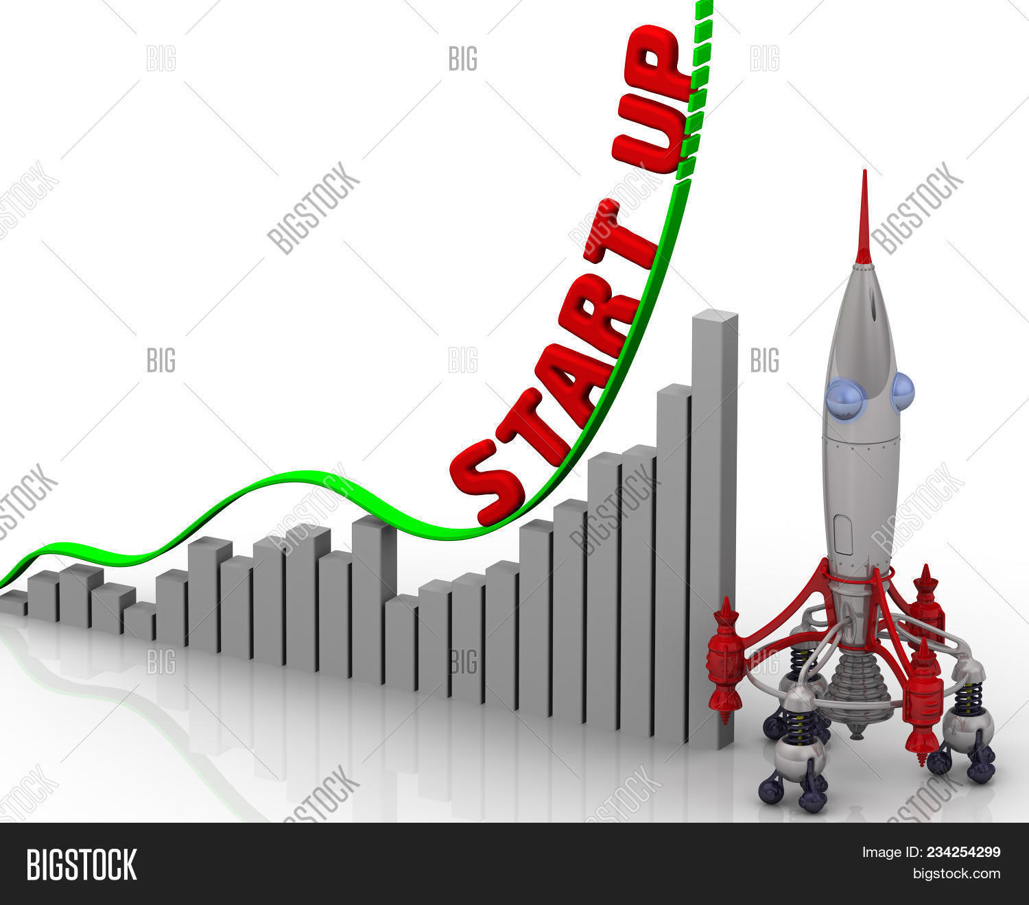 Start . Graph Growth. Image & Photo (Free Trial) | Bigstock