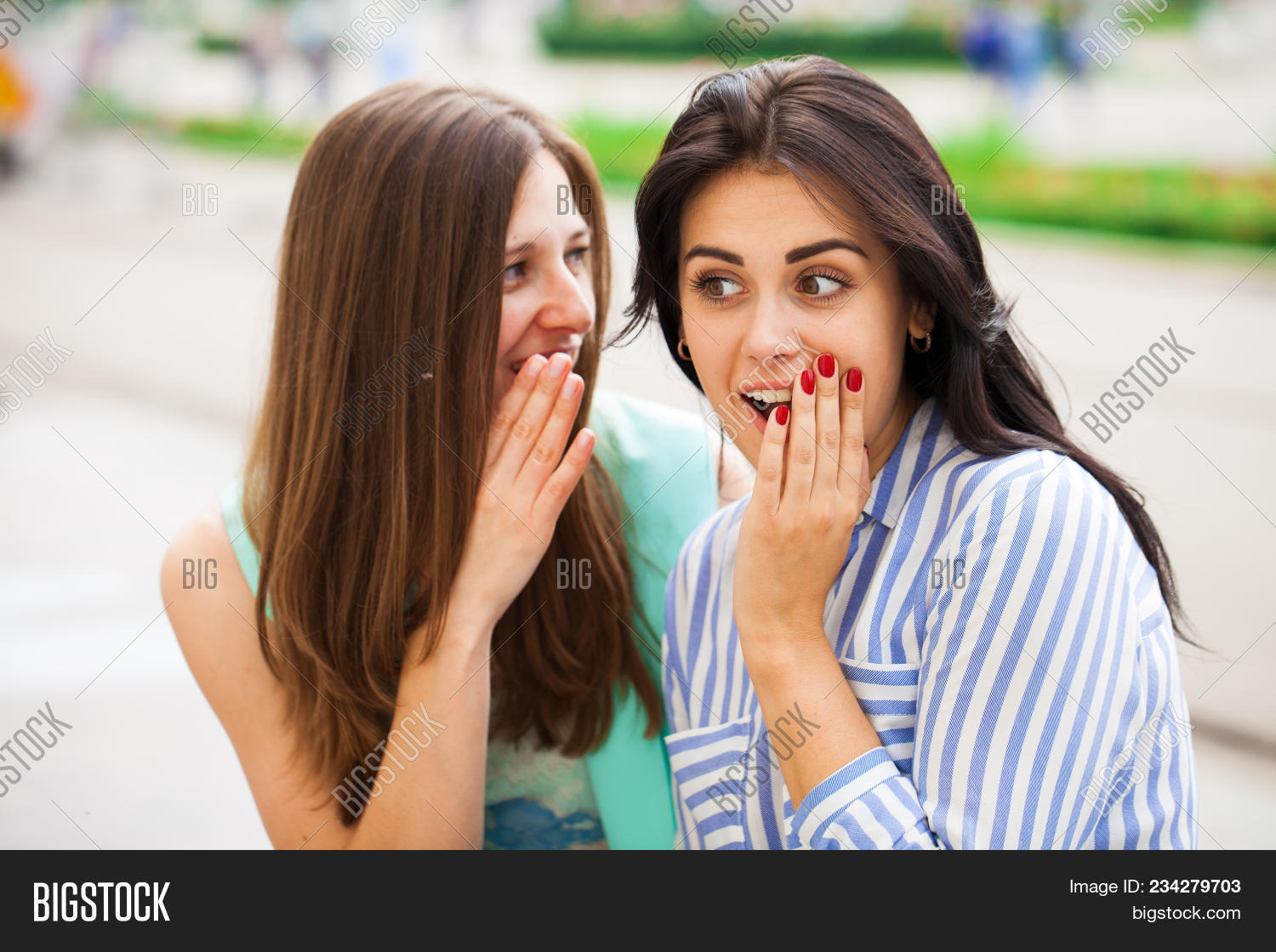 Two Young Women Image & Photo (Free Trial) | Bigstock