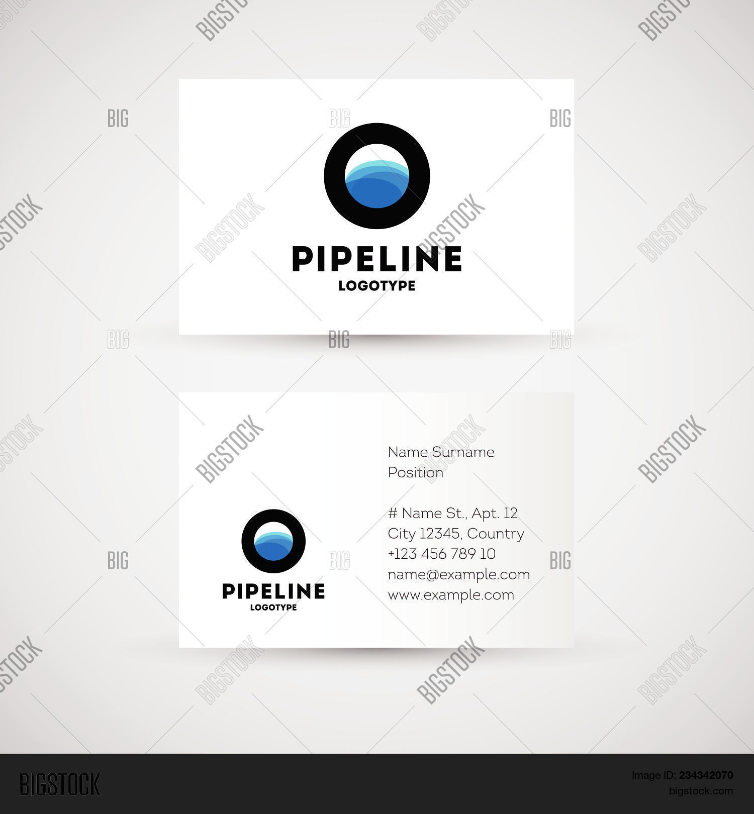 Water Gas Pipeline Vector & Photo (Free Trial) | Bigstock
