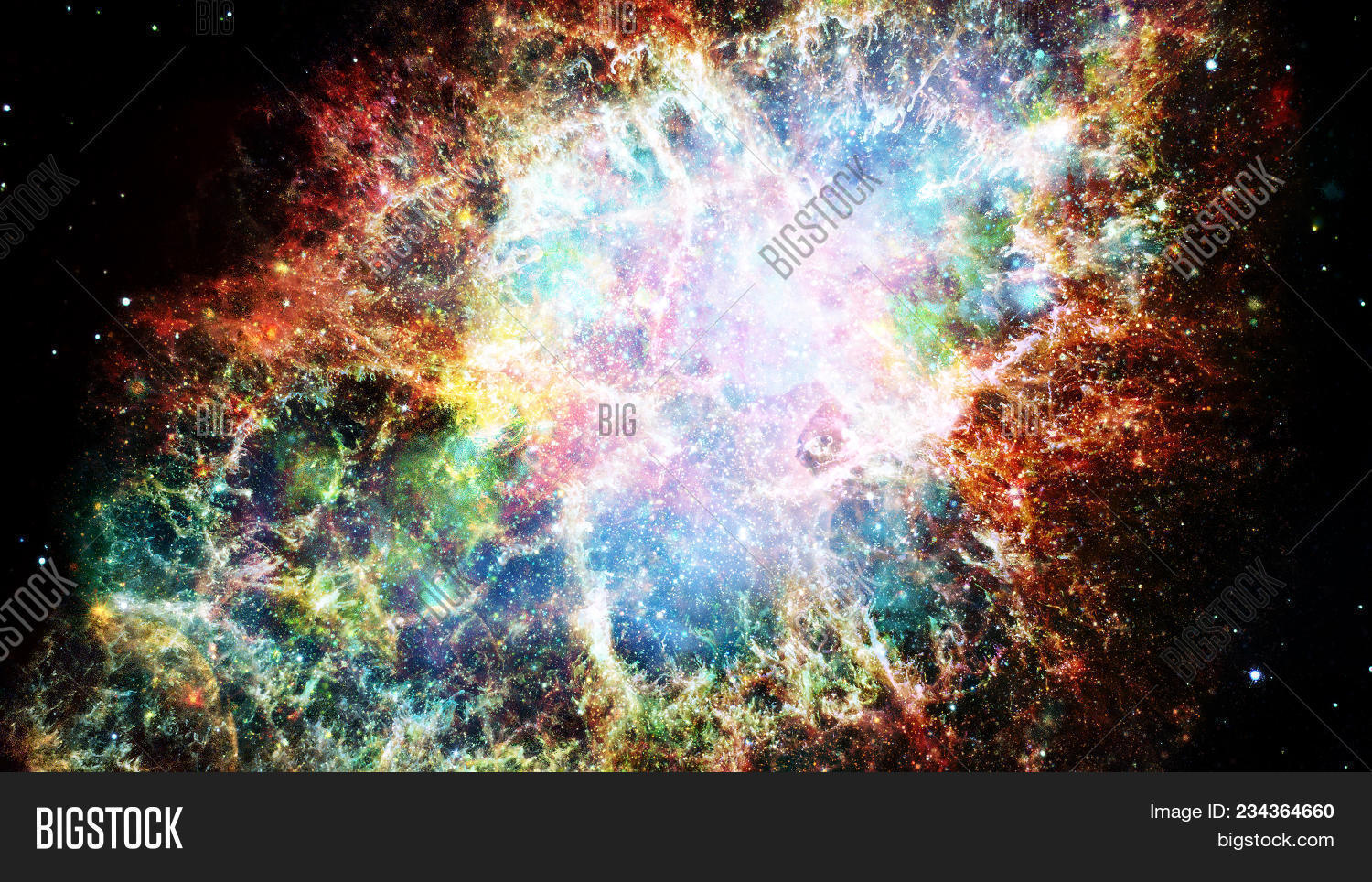 Colored Clouds Nebula Image & Photo (Free Trial) | Bigstock