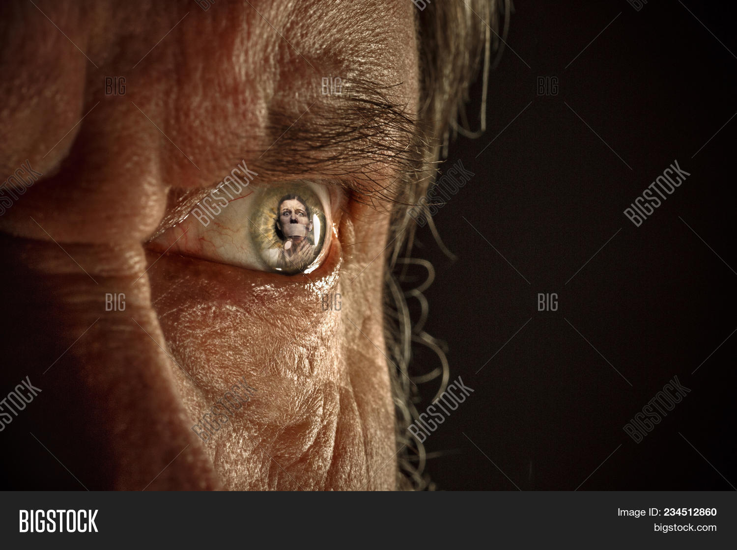 Half Face Aggressive Image & Photo (Free Trial) | Bigstock