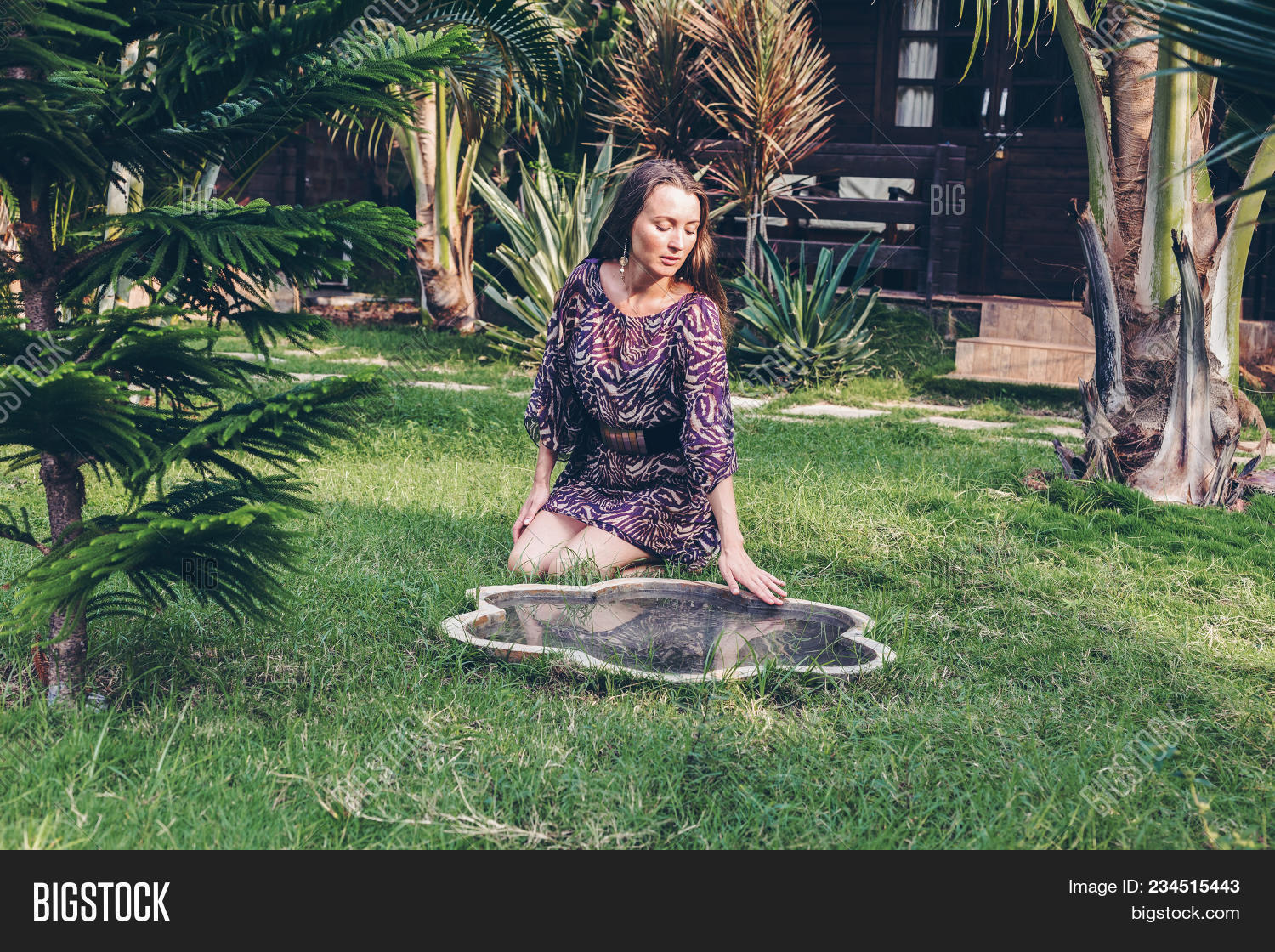 Girl Posing Outdoor Image And Photo Free Trial Bigstock