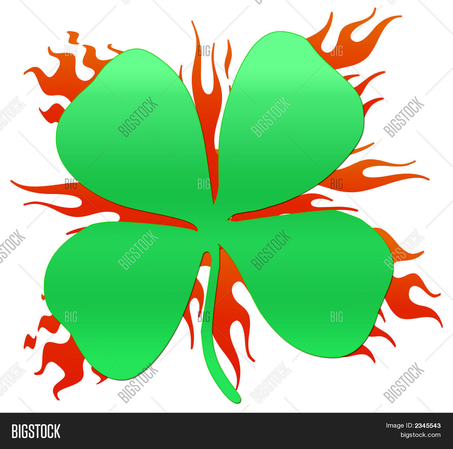 Flaming Shamrock Image & Photo (Free Trial) | Bigstock